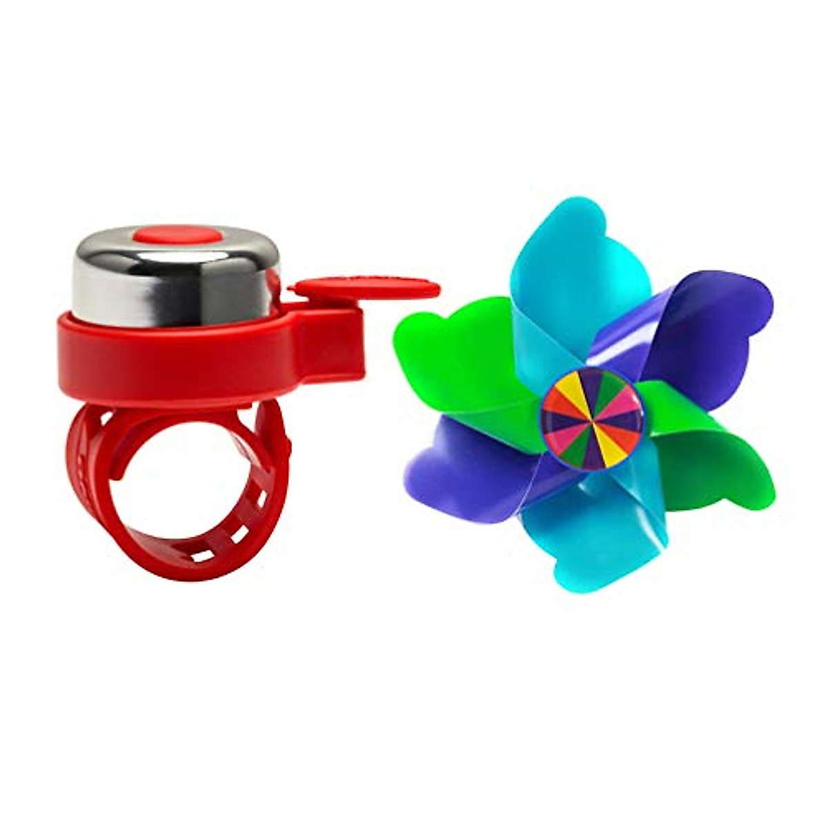 TOYANDONA 1 Set of Bike Bell Windmill Handle-Bar Bell Mountain Bike Loud Crisp Clear Sound Bike Accessories for Baby Bike Outdoor