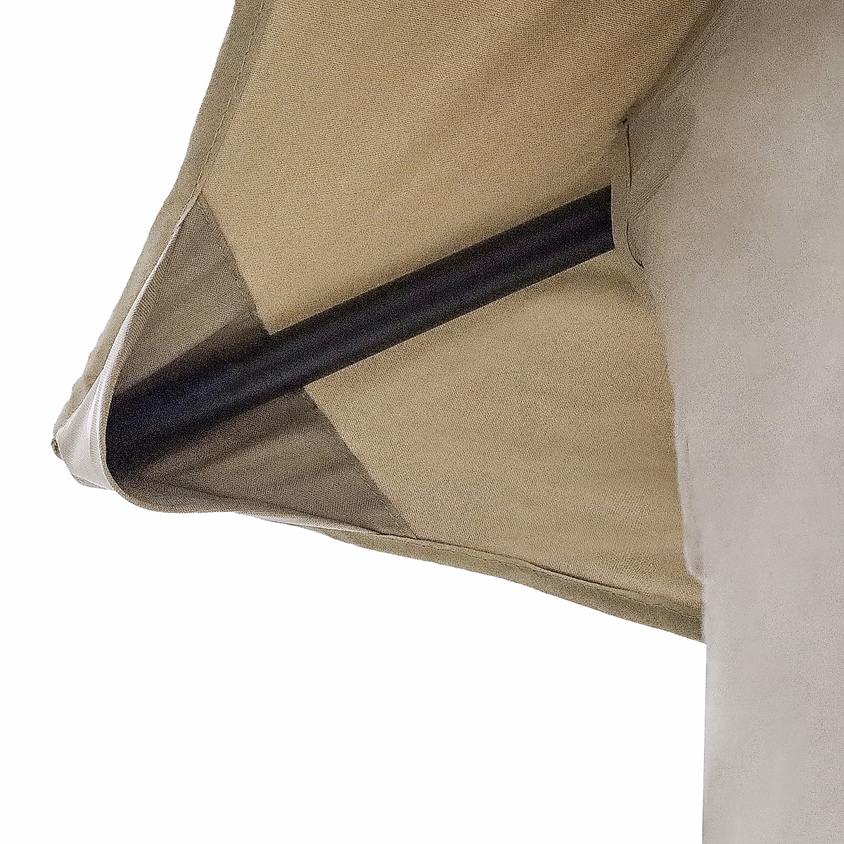 Meetleisure Outdoor Metal Gazebo, 10"x12" Patio Gazebo Double Vent Canopy Gazebo with Mesh Sidewalls, Gazebo Tent with Metal Frame Easy to Set Up for Patio Lawn and Backyard, Beige Top