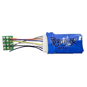 Digitrax DH127PS 8 pin HO decoder