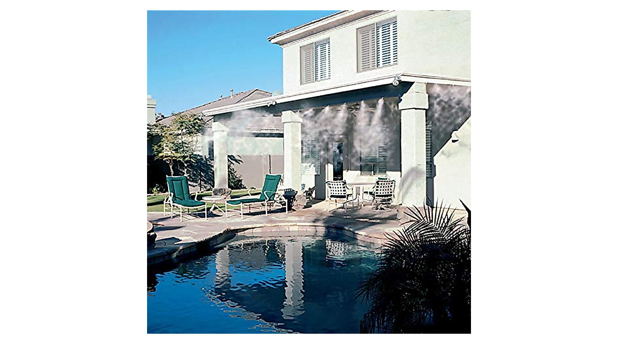 Mornajina 20 Packs 1/2" PVC Misting Nozzles Coupling with Brass Mist ...