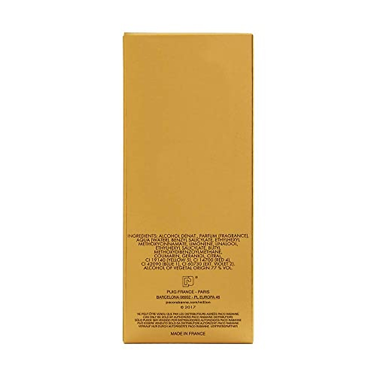 Paco Rabanne One Million Lucky Eau De Toilette Spray For Men, 3.4 Ounce