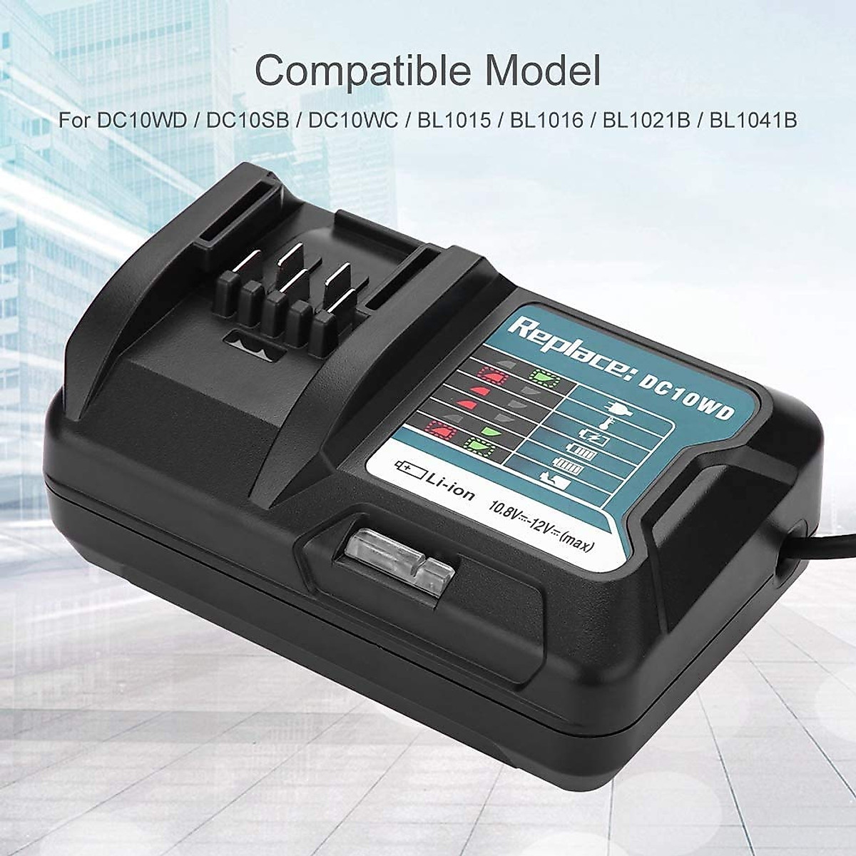 Replacement DC10WD for Makita battery Charger 10.8V 12V DC10WD DC10SB DC10WC BL1015 BL1016 BL1021B BL1041B Quick Charger