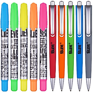 BLIEVE- Bible Highlighters And Pens No Bleed Through, Bible Verse Dry Highlighter and Pens Fine Tip, Bible Journaling Supplies and Bible Study Kit (10 Pack)