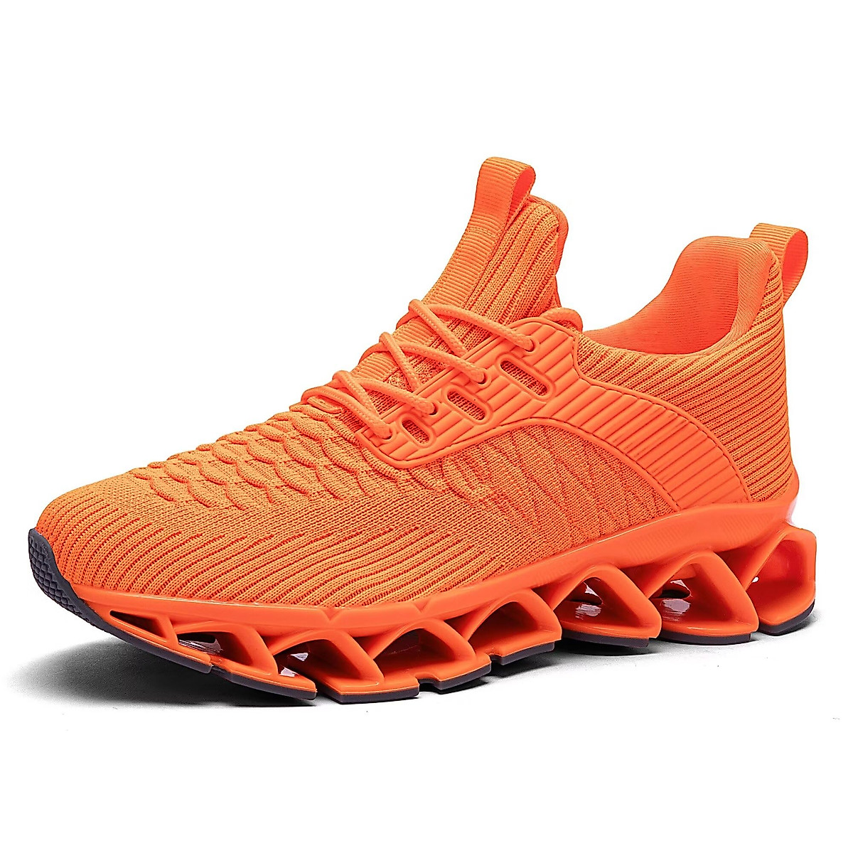 Men's Blade Running Shoes Fashion Sneakers Slip on Shoes for Men Tennis Walking Shoes Tenis Zapatos para Hombre Orange