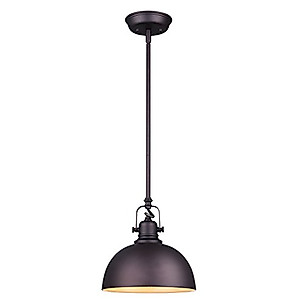 CANARM LTD. IPL222B01ORB Canarm LTD IPL222B01ORB Polo 1-Light Pendant Oil Rubbed Bronze