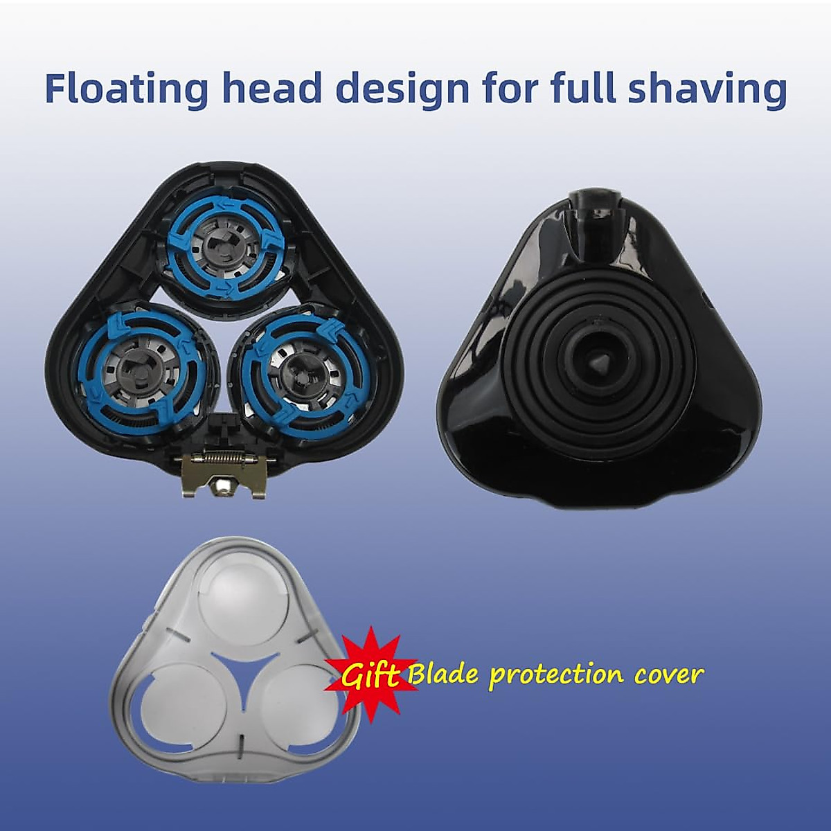 SH30/52 Replacement Complete Shaver Head for Philips Norelco S1560 Shaver Series and S738 Fit for Philips Norelco Models PT724/41, PT729/41, S738/17