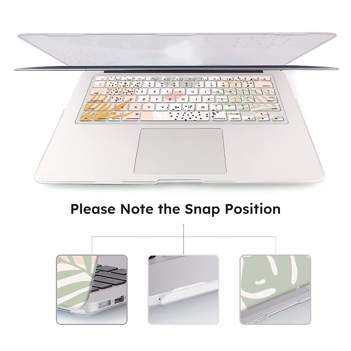 iCasso for MacBook Air 13 inch Case (Release 2010-2017 Older Version), Plastic Hard Shell Protective Case & Keyboard Cover Only for MacBook Air 13 Inch Model A1466/A1369 (Morandi)