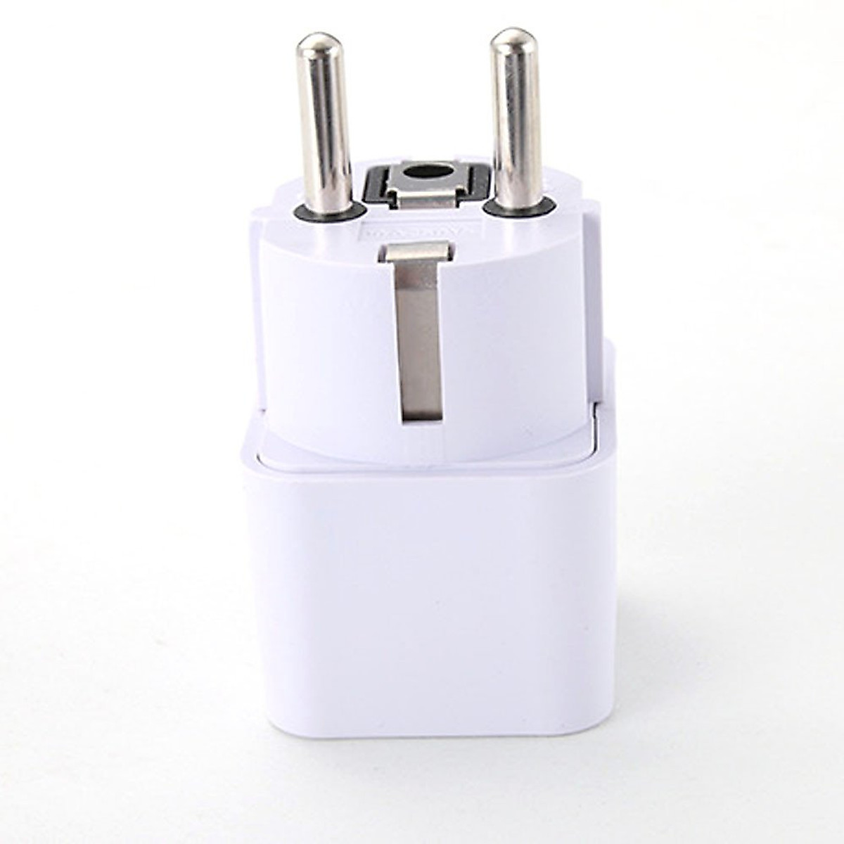 ANRANK UE3360AK 2 Packs Universal AU US UK to EU Europe Plug AC 250V Power Travel Adapter White