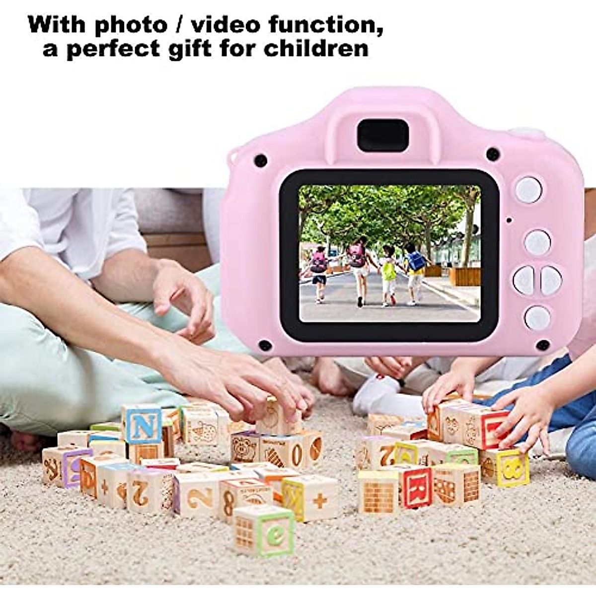 Digital Cameras for Kids Kids Full HD Camera,X2 Mini Portable 2.0 Inch IPS Color Screen Children's Digital Camera HD 1080P Camera,Digital Zoom,Shock Proof, Photo Video Camera,Kids Digital Camera (Col