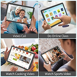 NEWISION Tablet 10 Inch Android 13 Tablets,8GB RAM(4+4GB Expand) 128GB ROM Tablets with A523 Octa-Core Processor,1280 x 800 IPS HD Display,8000mah, 5G WiFi Bluetooth 5,Dual Camera,Grey