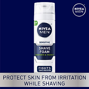 Nivea for Men Sensitive Shave Foam, 7 Ounce