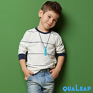 Xtra Tough (XT) Chew Necklace for Kids Boys - Silicone Chew Pendant Jewelry for Autism, ADHD, Baby Nursing or Special Needs - Chewing Necklace