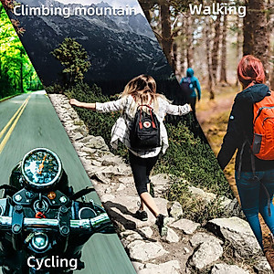 Anti-Slide Backpack Strap Clip Mount for Phone 360 Degree Rotary Backpack Clamp Mount for Video Recording