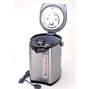 Tiger PDU-A50U-K Electric Water Boiler and Warmer, Stainless Black, 5.0-Liter