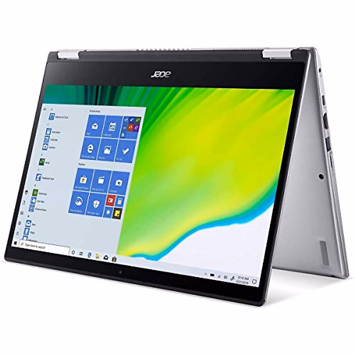 Acer Spin 3 Convertible Laptop, 14" Full HD IPS Touch, 10th Gen Intel Core i5-1035G4, 8GB LPDDR4, 512GB NVMe SSD, WiFi 6, Backlit KB, Fingerprint Reader, Rechargeable Active Stylus, SP314-54N-50W3