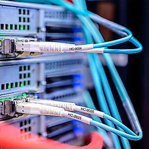 Compatible with DYMO Rhino 5200 Heat Shrink Labels 3/4 18057 A18057 White Heat Shrink Tubes Use for DYMO Rhino 4200 5000 6000 Rhinopro Industrial Label Maker, 3/4" x 4.9',5-Pack