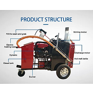 Trailer-Mounted Road Crack Sealing Machine – Premium Asphalt Maintenance Tool for Crack Repair & Joint Sealing