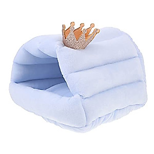 PATKAW Parakeet Toys Parakeet Toys Parrot Toys 2 Pcs Plush Hamster Hut Warm Hamster Hamster Fleece Hut Warm Small Pet Hut Bed Warm Winter Small Soft Toys Parrot Toys Parrot Toys