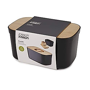 Joseph Joseph Bread Box with Removable Bamboo Cutting Board