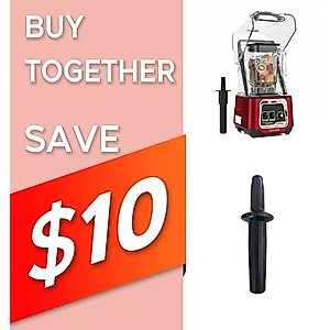 CRANDDI Quiet Smoothie Blender & K80 Tamper