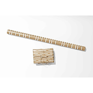 GAKA Wrapping Paper Roll(Mini Roll/3Roll),3 Different Kraft Wrapping Paper Design Suitable for birthday, wedding gift packaging -17 inch X 120 inch Per roll