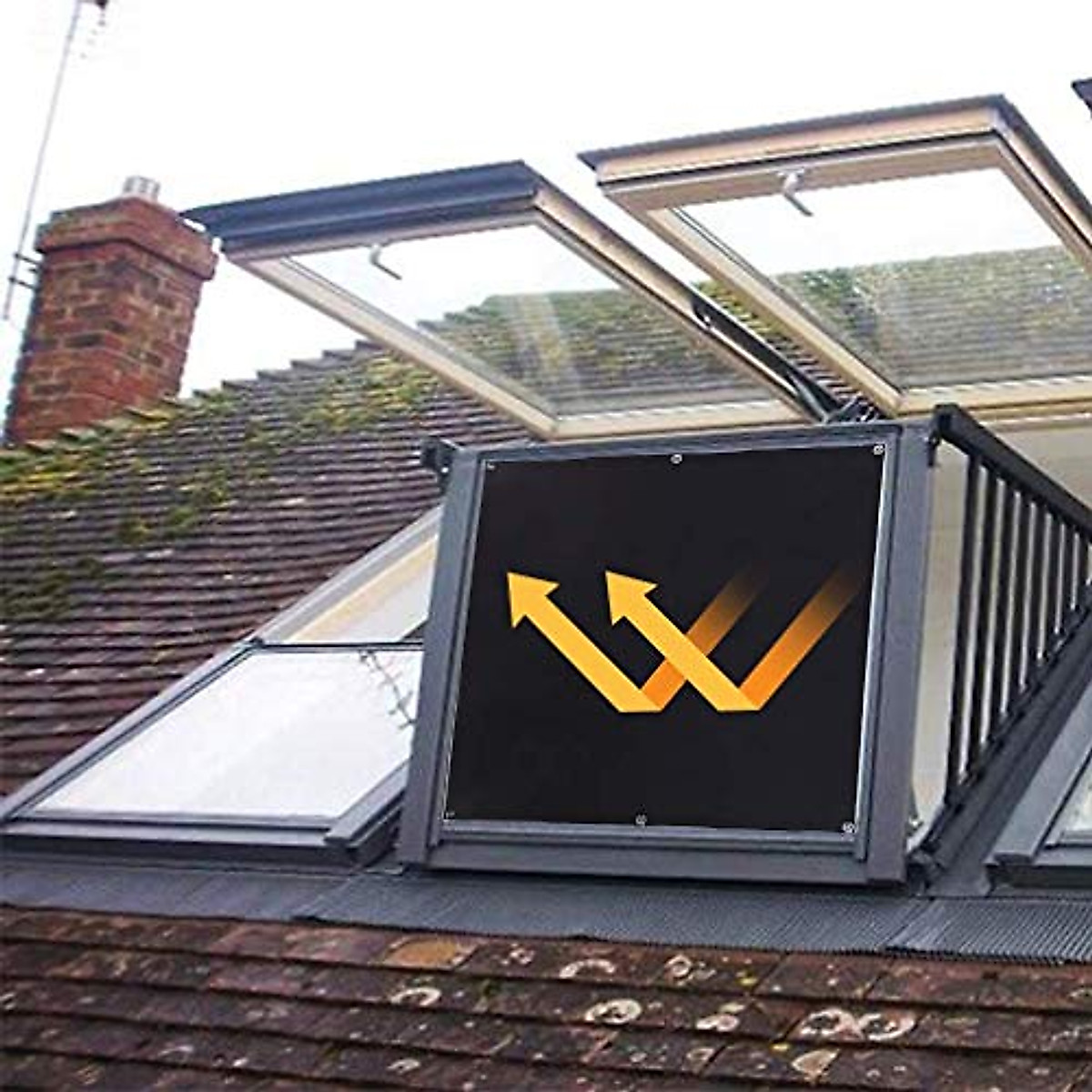 ZHhan Blackout Roof Skylight Blind Window Curtain for Velux F06 206 Roof Windows with Sucker UV Protection Without Drill and Easy InstallationSucker