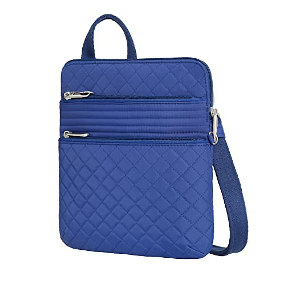 Travelon Anti-Theft Boho Slim Crossbody, Lush Blue Solid