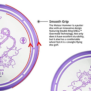 Yikun Disc Golf Putter Disk Beginner Disc Golf Putter 170-175g PDGA Approved Disc Golf Equipment Disc Golf Starter for Outdoor Games