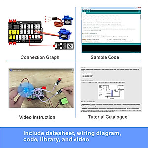 OSOYOO Starter Ultimate Bundle Kit for Arduino | Early STEM Education for Beginners | No Need breadboard | Includes XH2.54 Male Socket Expansion Board and sensors
