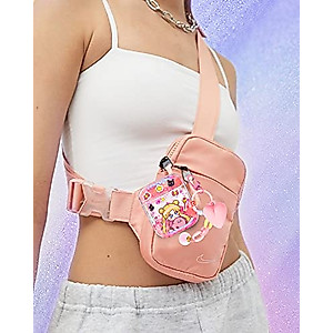 Besoar for AirPods 1/2 Case Bling Glitter Liquid Quicksand Cute Cartoon Anime Kawaii with Keychain for Apple AirPod Cases Sparkly Design Covers for Girls Women Kids Covers for Air Pods 2nd/1st Shui