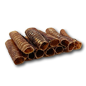 Top Dog Chews – 6” Beef Trachea Dog Chews 10 Pack, American, All Natural, Single Ingredient Dog Treat, Promotes Joint, Hip & Dental Health, High in Protein.