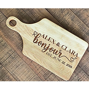 Personalized Mr and Mrs Cutting Board Wedding Gift for Couple Custom Cutting Board Housewarming Gifts