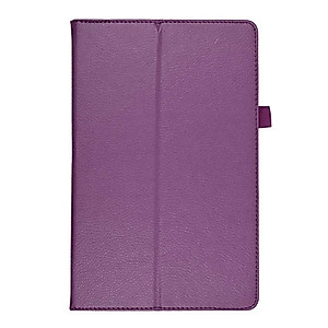 elitegadget PU Leather Case for Samsung Galaxy Tab S9 FE 10.9" SM-X510/X516/X518 / Galaxy Tab S9 11" SM-X710/X716/X718 - Lightweight Folio Folding Stand Cover Case (Purple)