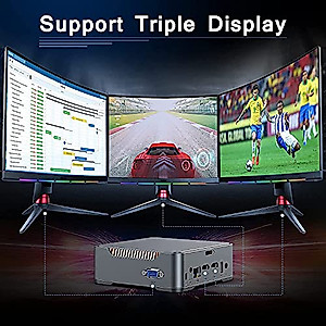 Mini PC Intel Celeron J4125 (up tp 2.70Ghz) 8GB RAM 128GB HDD ROM Quad-Core Windows 11 Computer