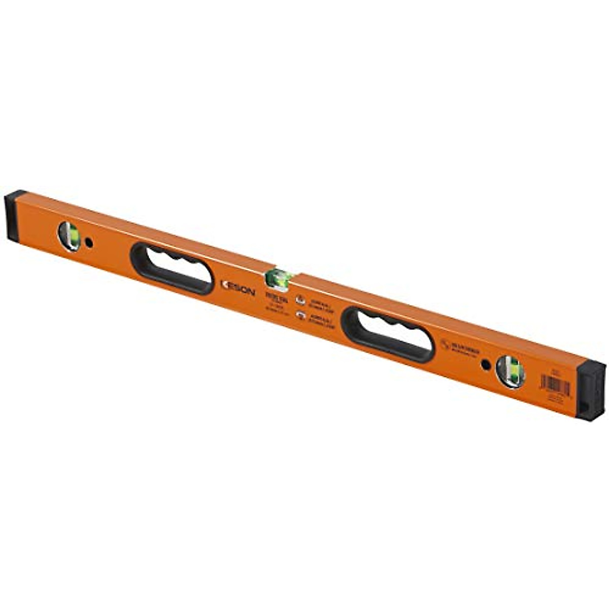 Keson LKB32 Aluminum Box Beam Level with 3 20% Magnified Vials, 32-Inch, Orange