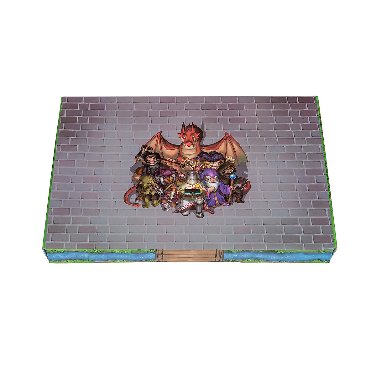 Moat Mouse Pad with LED Lighting Effects - Large Speed Surface with Backlit Perimeter and Logo for Gaming - Hard Mouse Mat Optimized for All Computer Mouse Sensitivity and Sensors