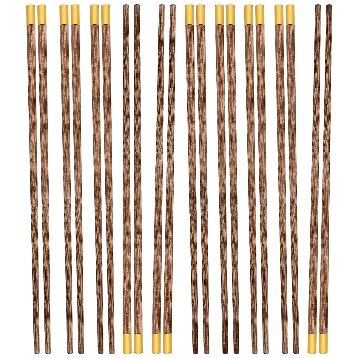 Yardwe 10 Pairs Chopsticks Existing Tableware Wooden Cutlery Toddler Cutlery Sushi Chopstick Wood Cutlery Rust Proof Dinner Chopstick Daily Use Food Chopstick Wenge Dishwasher Accessories