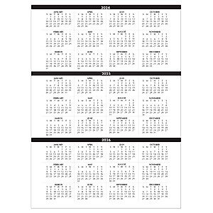 House of Doolittle 2024 Weekly Calendar Planner, Black on White Series, 8.5 x 11 Inches, January - December (HOD217102-24)