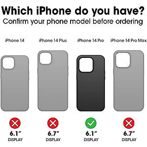 OtterBox Symmetry Series+ Antimicrobial Case with Magsafe for iPhone 14 Pro (Only) - Non-Retail Packaging - (Rebel)