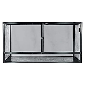 Toxirium Reptile Screen Cage 66 Gallon 39" x 20" x 20" Reptile Terrarium Habitat for Chameleon, Wide Breeding Area with Open Doors Lock