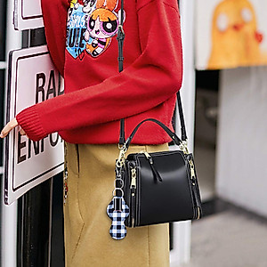 Duufin 20 Pieces Chapstick Holder Keychains Bulk Lipstick Holder Keychains Chapstick Keyring Holder with 20 Pieces Metal Clip Cords Suitable for Chapstick Tracker and Safeguard, 20 Vibrant Colors