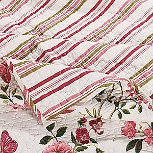 Greenland Home Butterflies Throw Blanket, Full, White