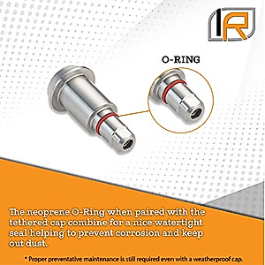 InfiniteRule Security 61622 | 3 Pack Mixed 2.5 - Keyed Alike, Shackle or Hook Lock for Royal Hooks - Royal Shackle & Show Hook - Includes Receiver Lock for 2.5" Receiver