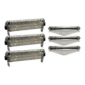 Foil and Cutter Set Compatible with Remington MicroScreen 3 TCT MS3-2000, MS3-2700, MS3-3000, MS3-3500, MS3-3700, MS3-4000