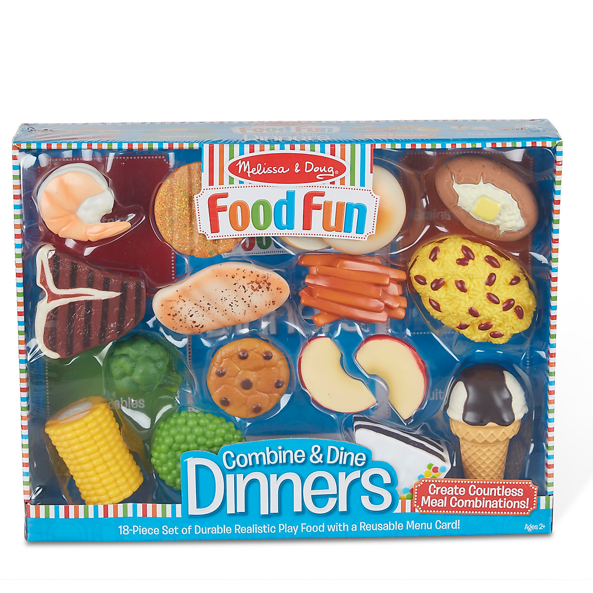 Melissa & Doug Food Fun Combine & Dine Dinners - Blue