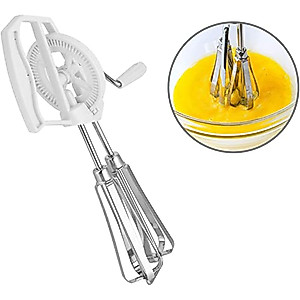 Stainless Steel Handheld Manual Egg Blender Mixer Beater Home Kitchen Practical Cooking Tool
