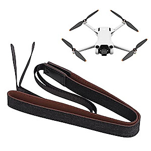 Drone Controller Lanyard 75cm Aluminum Alloy Folded Lanyard for Mini 3 Pro Controller for Mini 3 Pro Controller Black