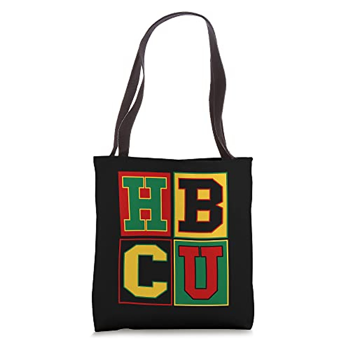 HBCU Block Letters Grads Alumni African American Tote Bag