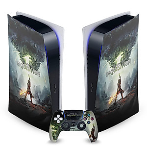 Head Case Designs Officially Licensed EA Bioware Dragon Age Key Art 2014 Inquisition Graphics Vinyl Faceplate Sticker Gaming Skin Decal Cover Compatible With Sony PS5 Digital & DualSense