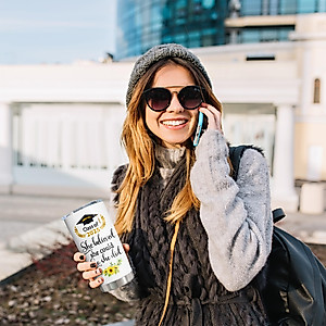 Pudmaple Graduation Gifts Tumbler 20oz, 2025 Graduation Gifts Mug, College/High School/Middle School Grad Gift for Graduates Women/Female 2025, Graduate Present Cup